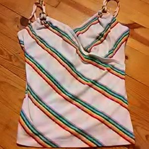 Poetry | Tops | End Of The Rainbow Tank By Poetry | Poshmark